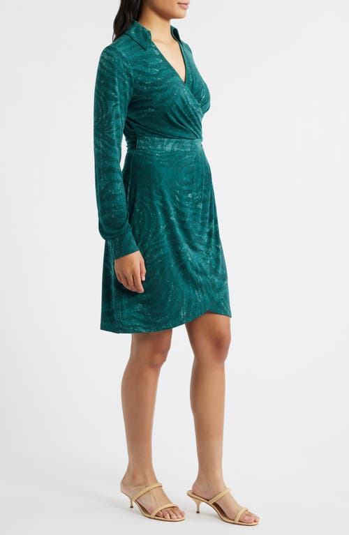 TOMMY BAHAMA Carmela Bayside Long Sleeve Wrap Dress